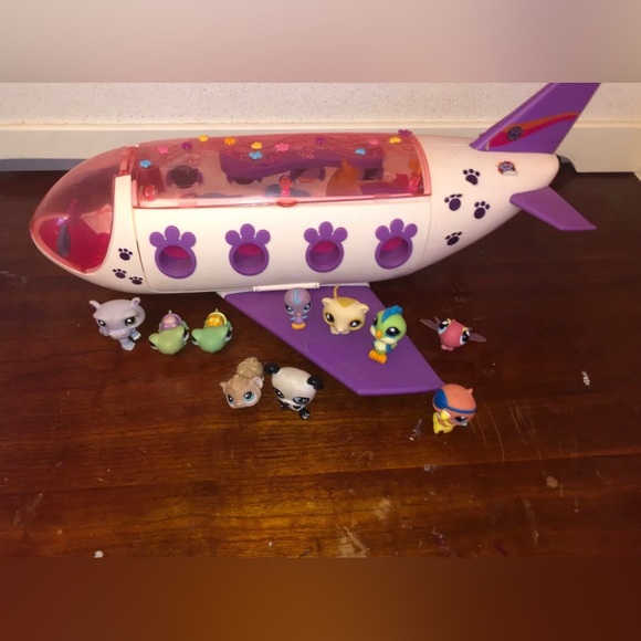 Hasbro | Toys | Lps Plane And Pets Littlest Pet Shop | Poshmark